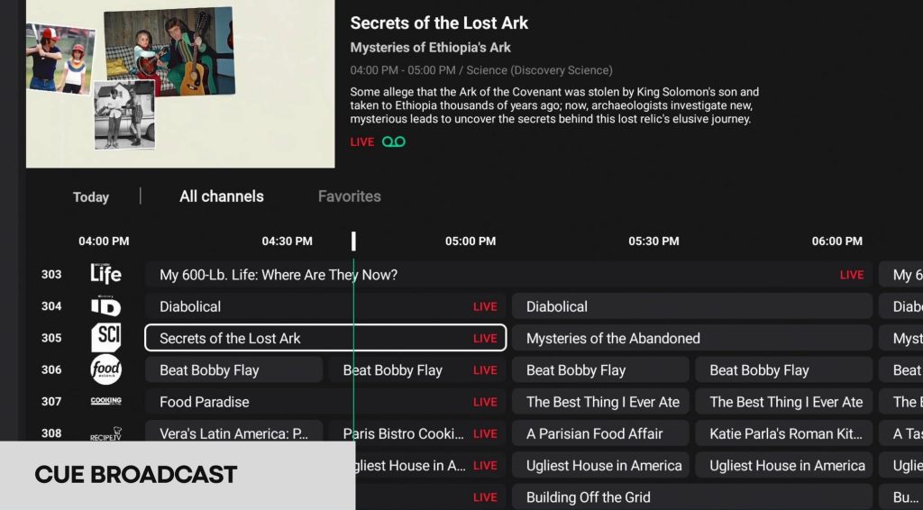 The New CUE Broadcast