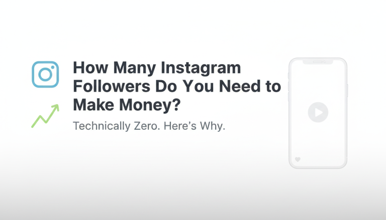 How Many Instagram Followers Do You Need to Make Money? Technically ...